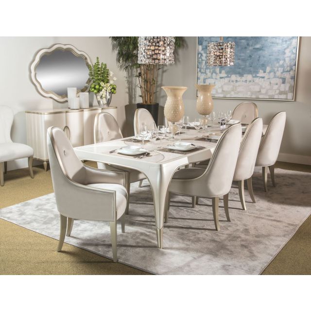 AICO Michael Amini London Place Rectangular Dining Table | Unlimited ...