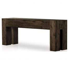Four Hands Abaso Console Table - Ebony Rustic