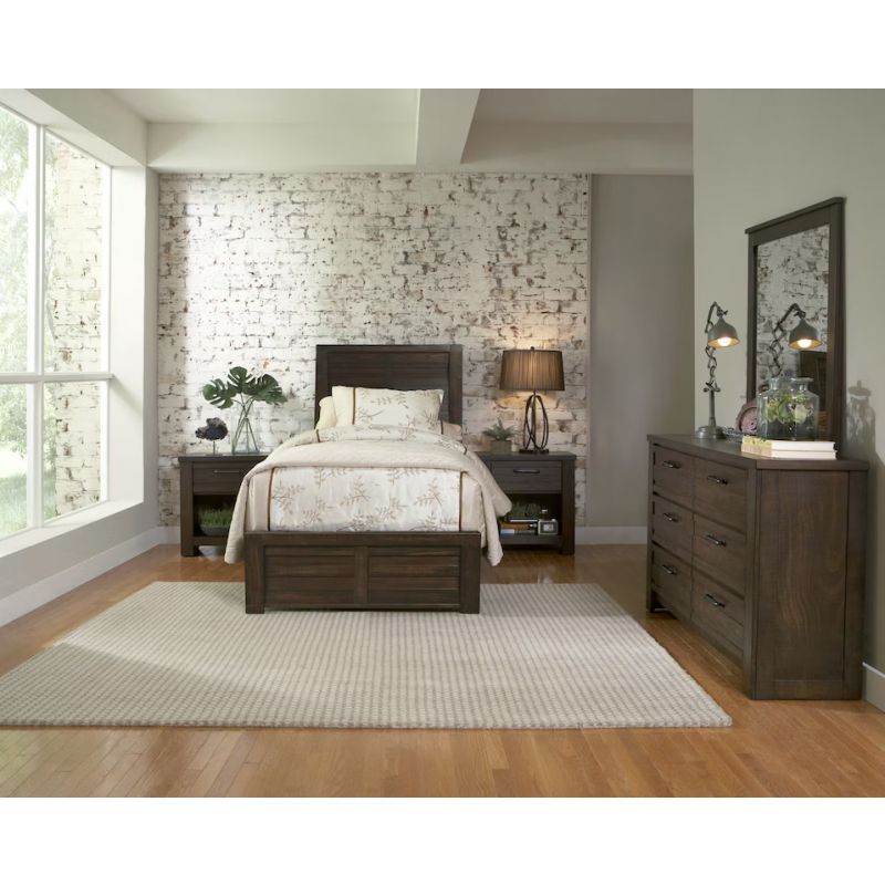 Samuel Lawrence Ruff Hewn Twin Bedroom Set
