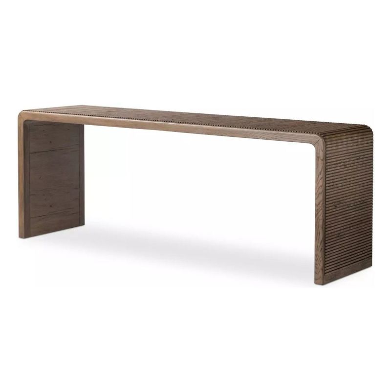 Four Hands Leo Console Table - Rustic Grey | Unlimited Furniture