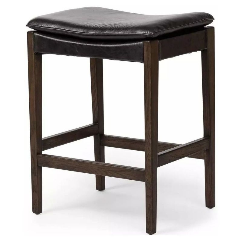 Four Hands Aya Counter Stool - Sonoma Black | Unlimited Furniture