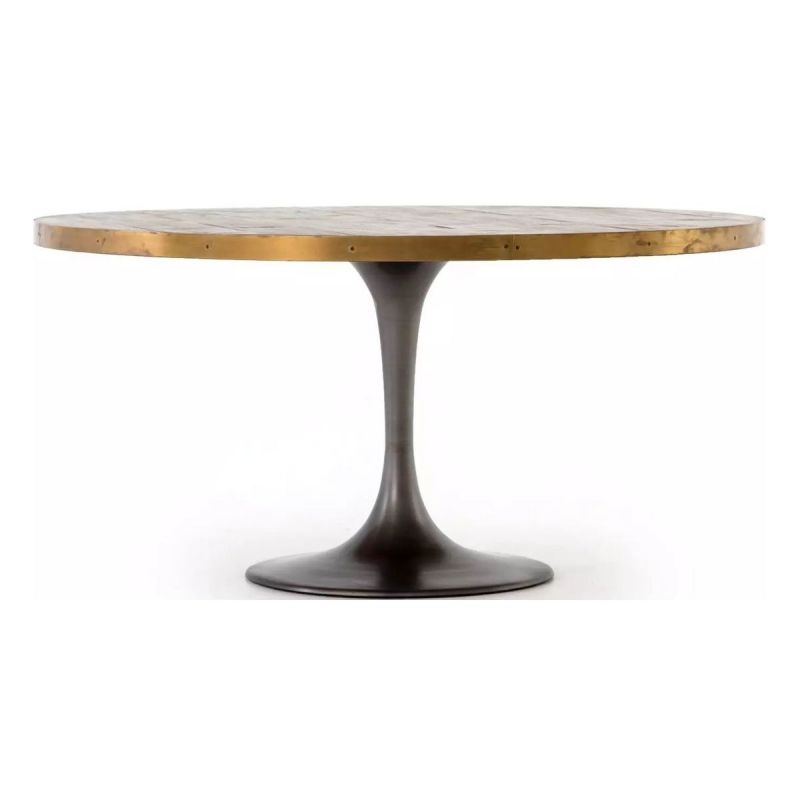 Four Hands Evans 60" Round Dining Table | Unlimited Furniture