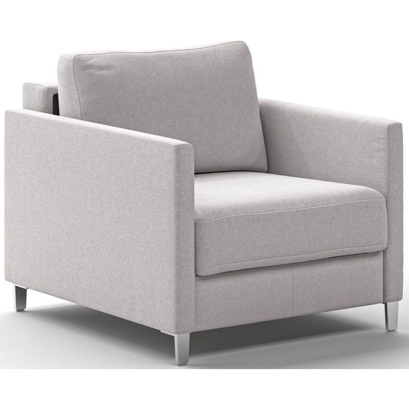 Luonto Furniture Elfin Cot Chair Sleeper - Rene 01 - 234/9 Chrome ...