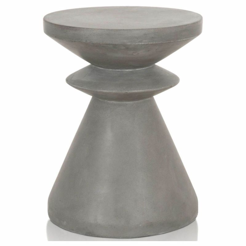 Essentials For Living District Pawn Accent Table - Slate Gray ...