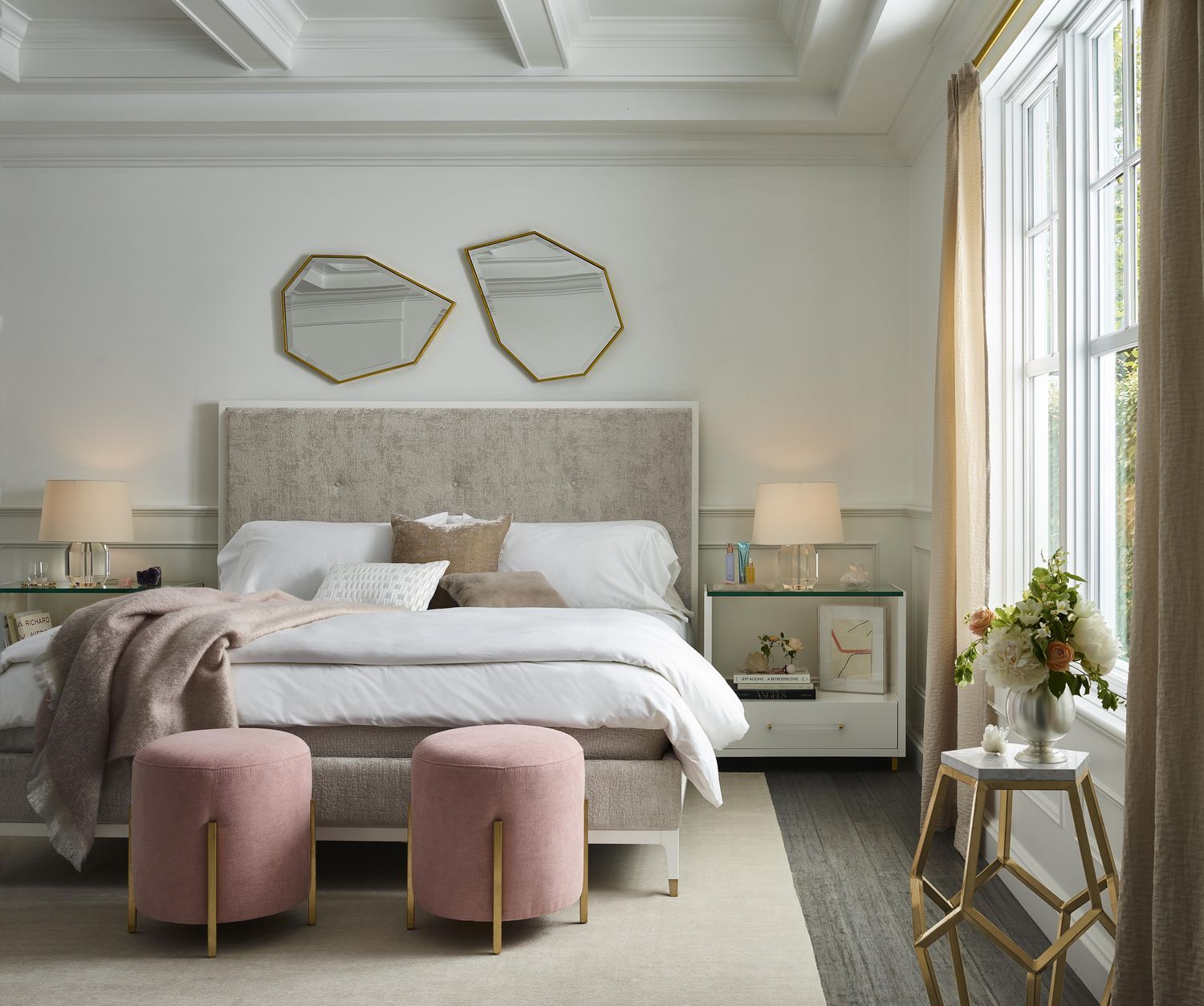 Miranda Kerr Home Love Joy Bliss Allure Vanity Desk in White Lacquer ...