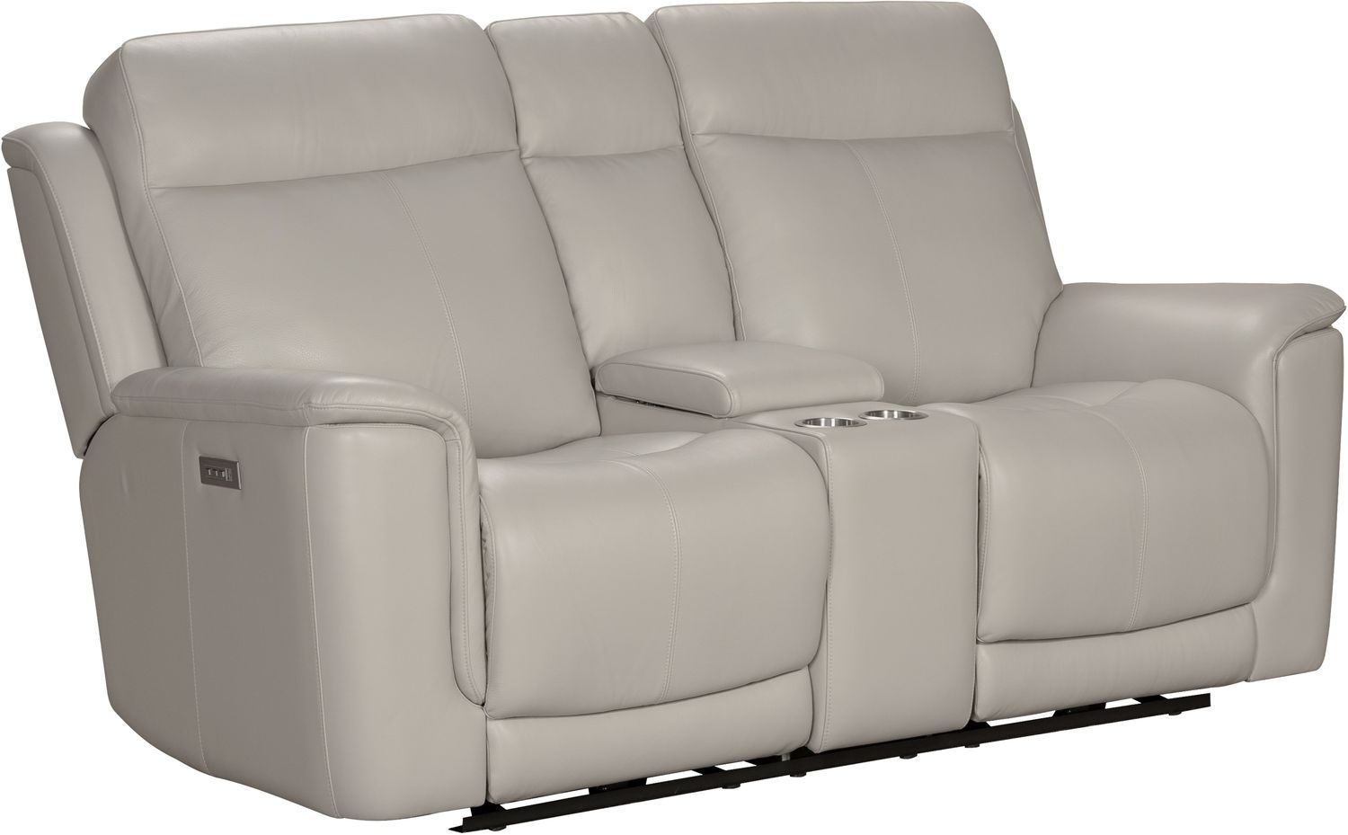 Barcalounger Kester Power Reclining Sofa With Head Rests - Laurel Cream ...