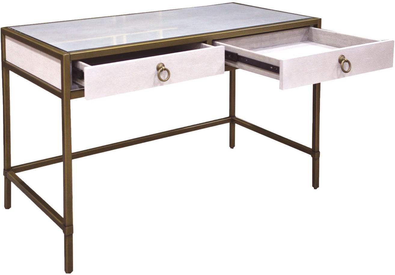 Essentials For Living Traditions Strand Shagreen Writing Desk in Grey ...