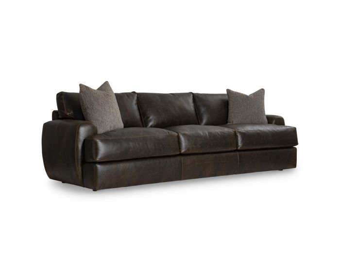 Bernhardt Living Cameron Leather Sofa #296-233 (Grade 3)