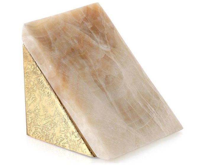 John Richard Sloped Stone Bookend, Small