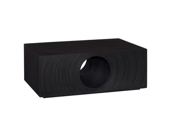 Phillips Collection Void Coffee Table, Black Stone | Unlimited Furniture